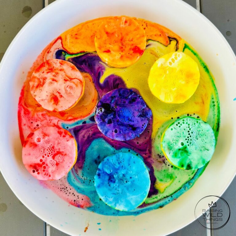 How To Make An Erupting Lemon Volcano - Raising Wild Things Sensory