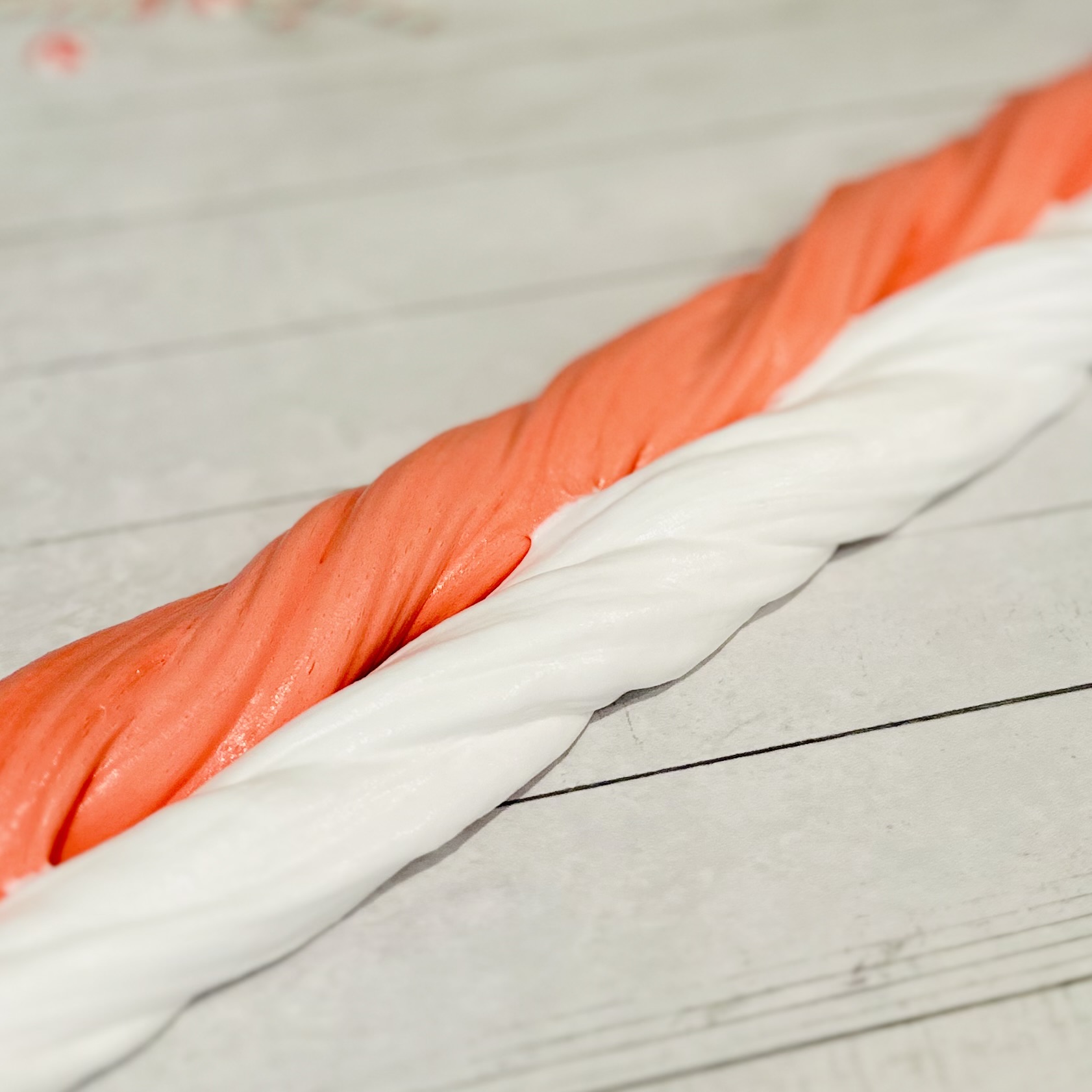 How To Make Fluffy Candy Cane Slime (No Borax!) - Raising Wild Things ...