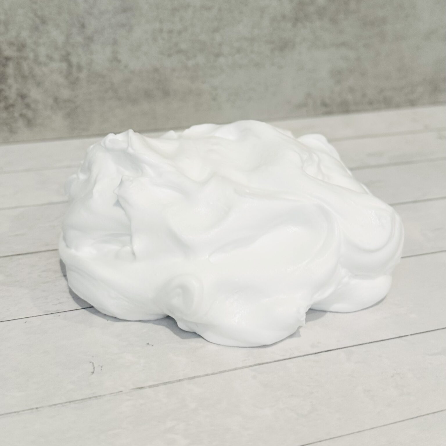How To Make Fluffy Snow Slime (No Borax!) - Raising Wild Things Sensory