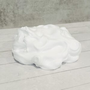 How To Make Fluffy Snow Slime (No Borax!) - Raising Wild Things Sensory