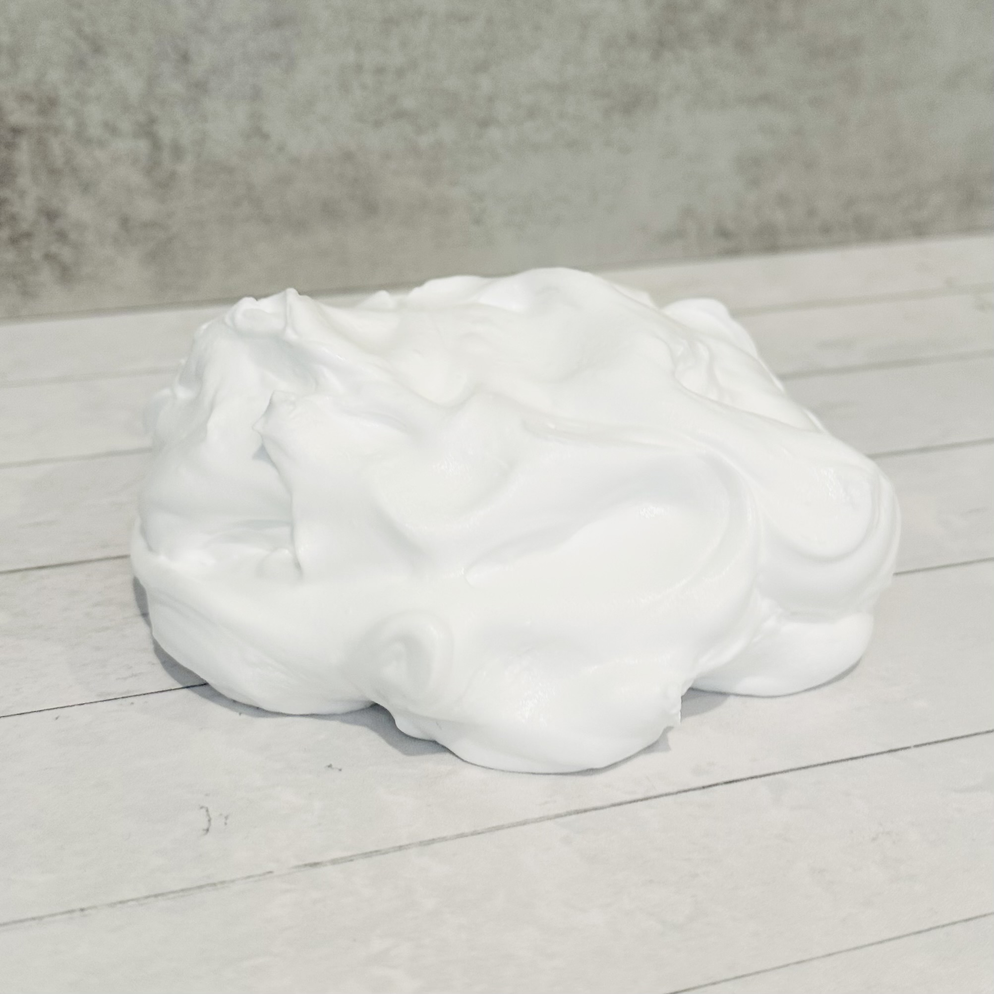 How To Make Fluffy Snow Slime (No Borax!) - Raising Wild Things Sensory
