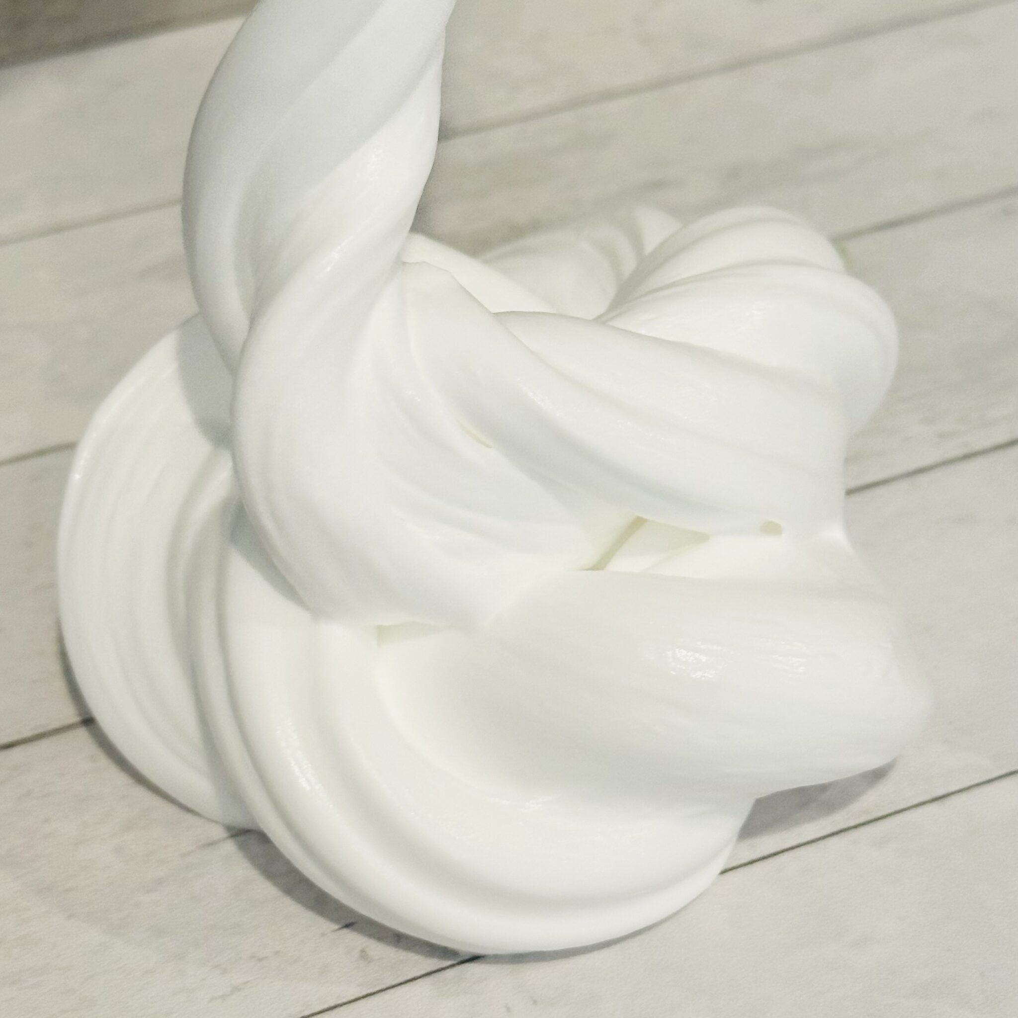 How To Make Fluffy Snow Slime (No Borax!) - Raising Wild Things Sensory