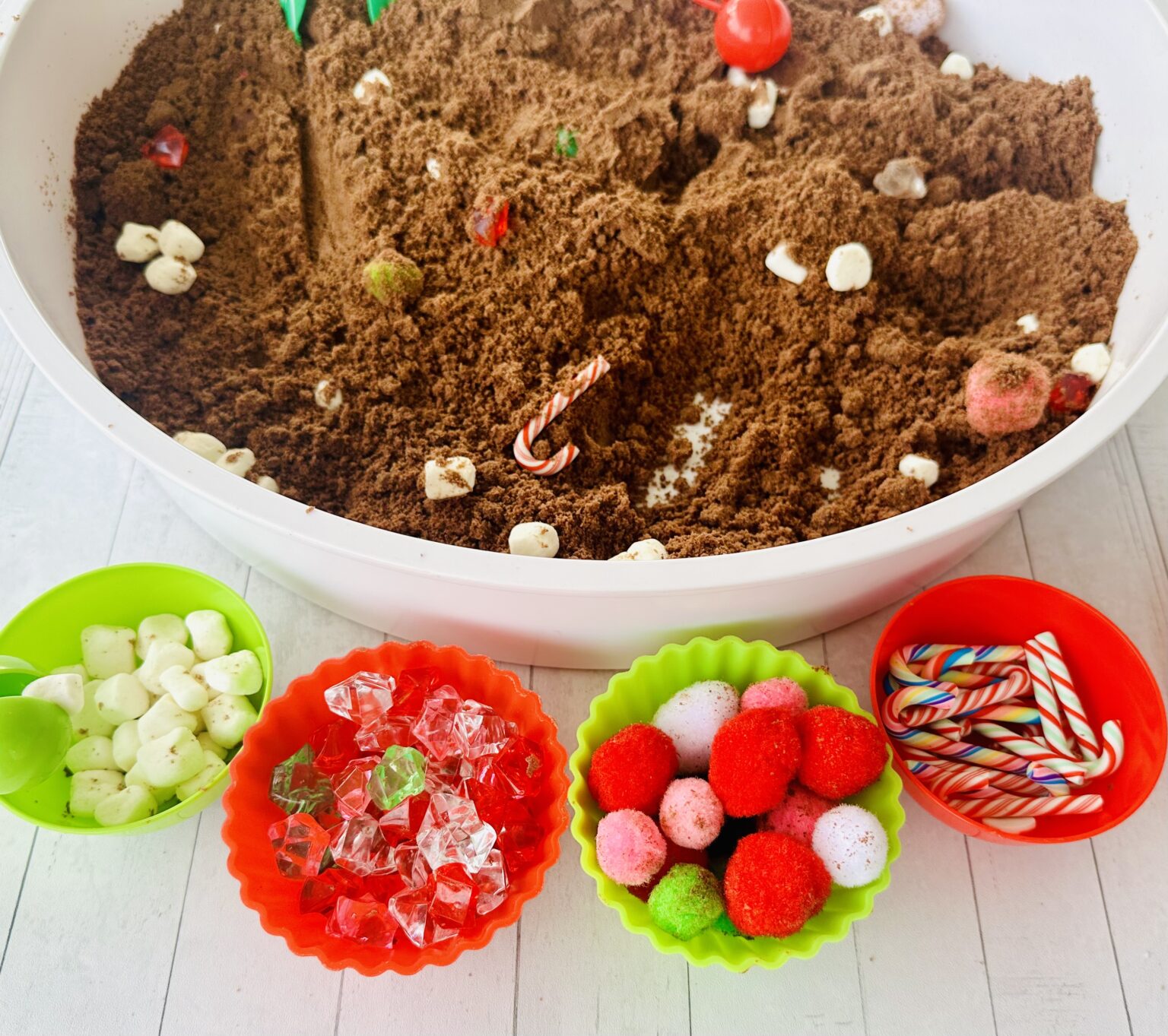How To Make A Hot Chocolate Sensory Bin - Raising Wild Things Sensory