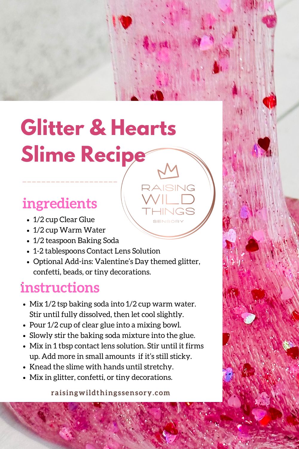 8 Sweet Valentine's Day Sensory Activities - Raising Wild Things Sensory