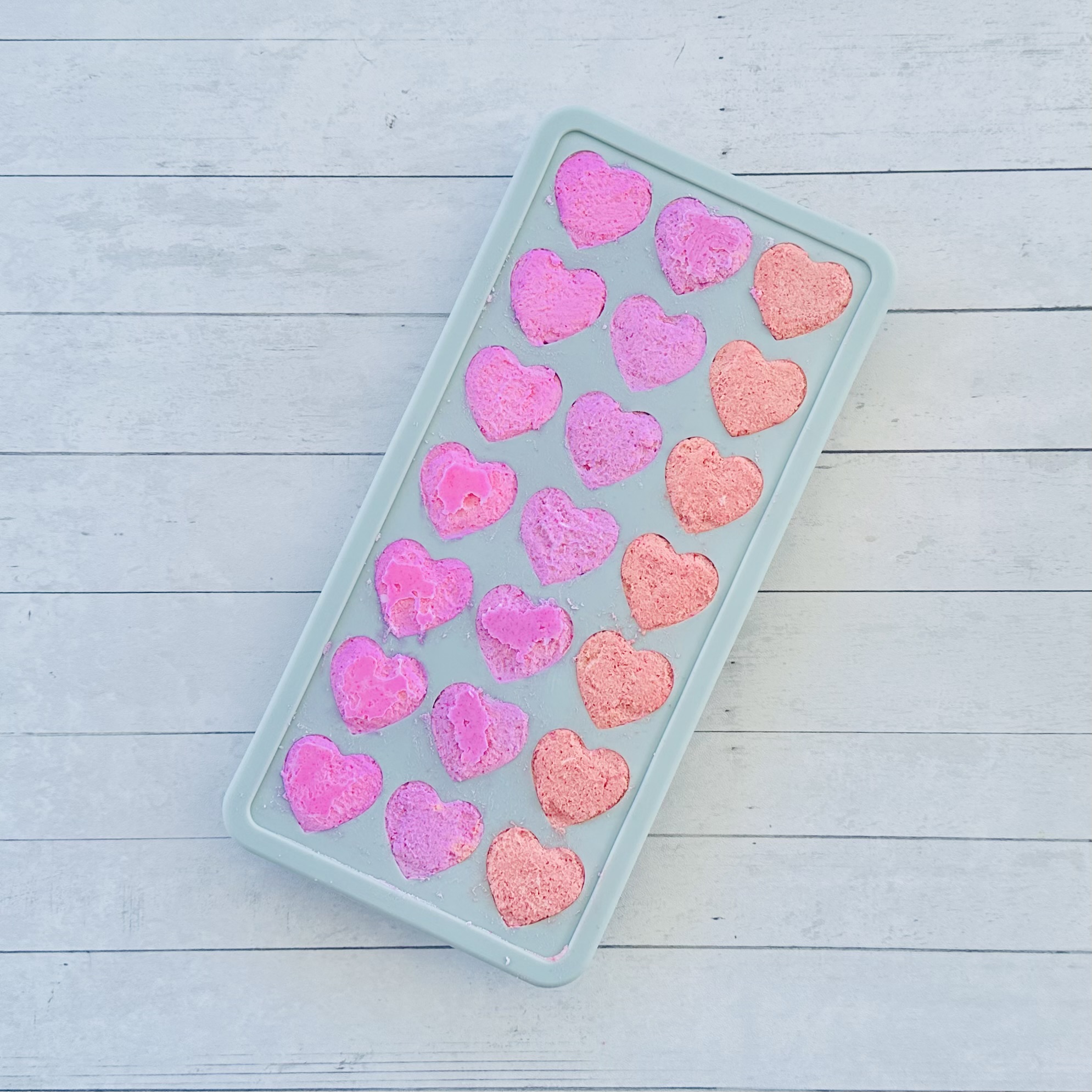 How To Make Valentine's Day Fizzy Heart Ice Cubes - Raising Wild Things ...