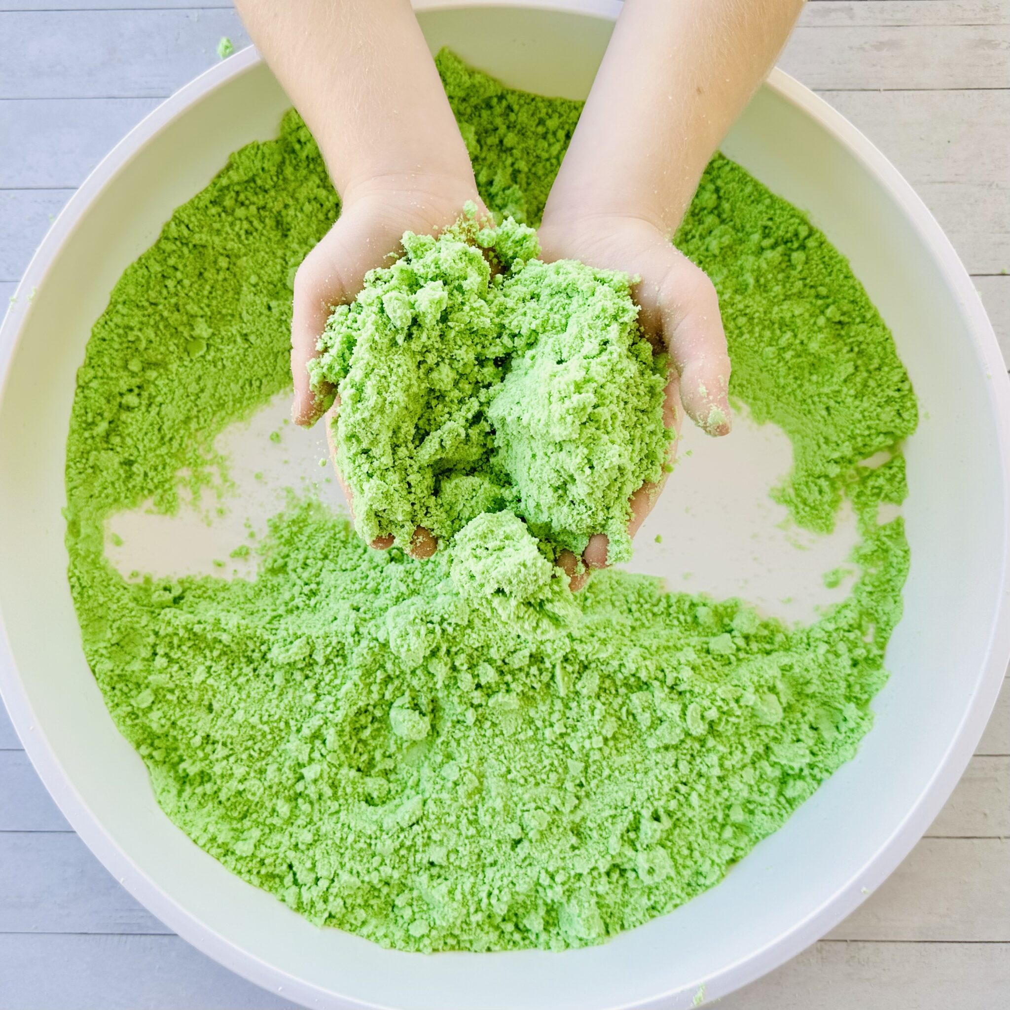 How To Make 2-Ingredient Edible St. Patrick's Day Moon Dough - Raising ...