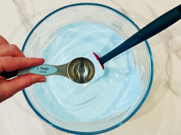 How To Make Mermaid Fluffy Slime (No Borax!) - Raising Wild Things Sensory