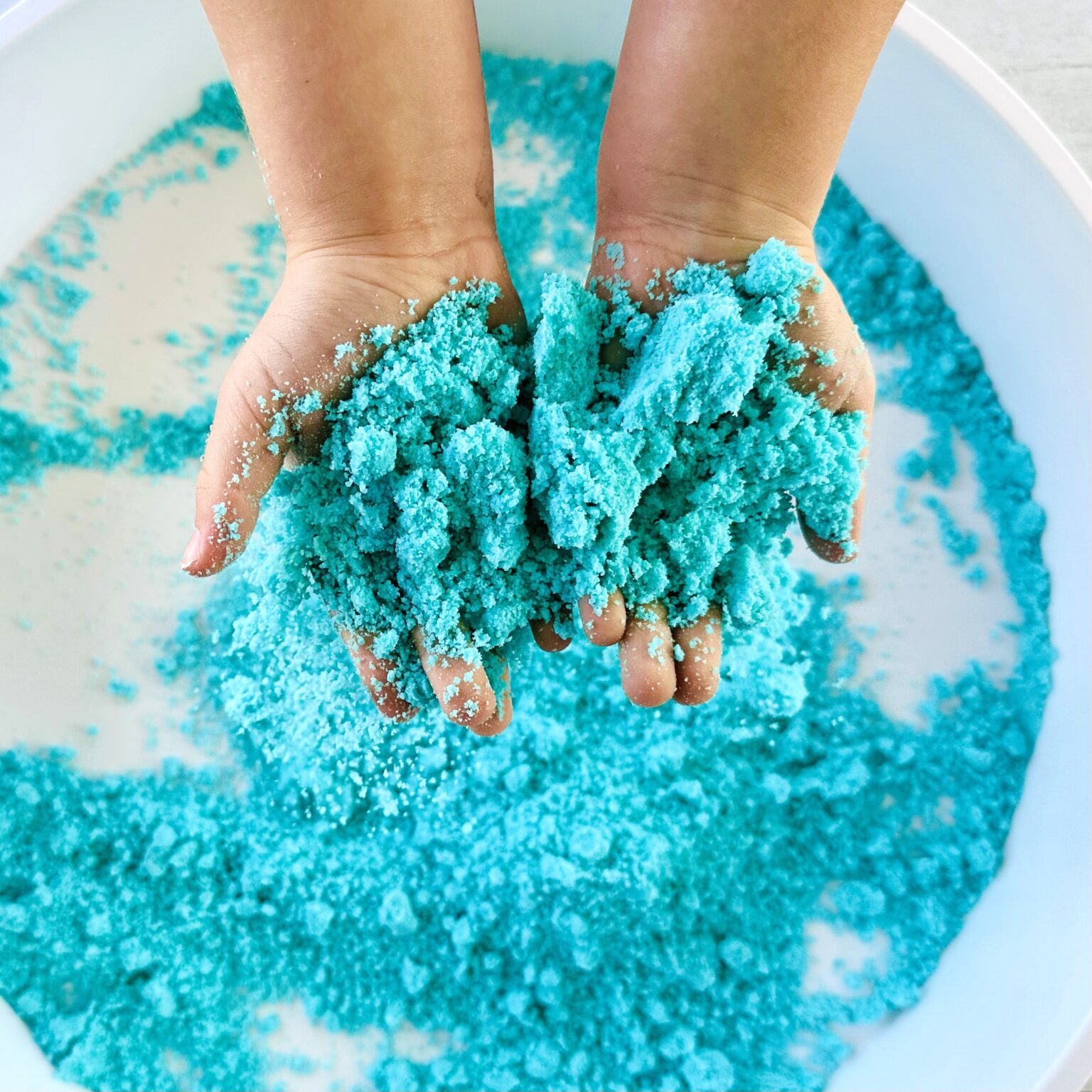 How To Make The Best Taste-Safe Kinetic Sand - Raising Wild Things Sensory