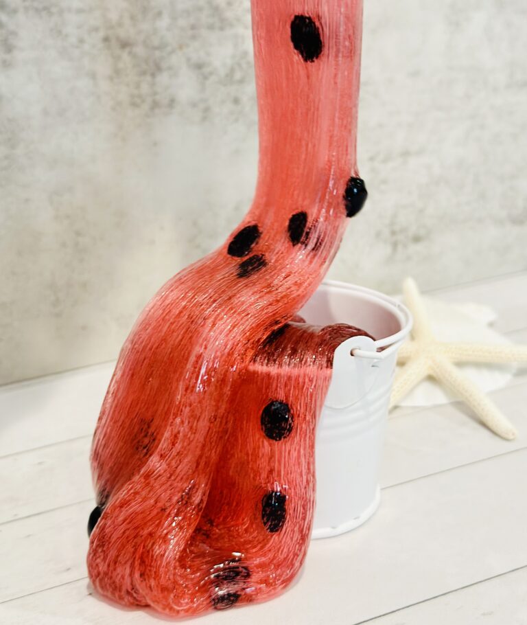 How To Make Awesome Summer Watermelon Slime - Raising Wild Things Sensory