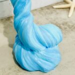 How To Make Ocean Fluffy Slime (No Borax!) - Raising Wild Things Sensory