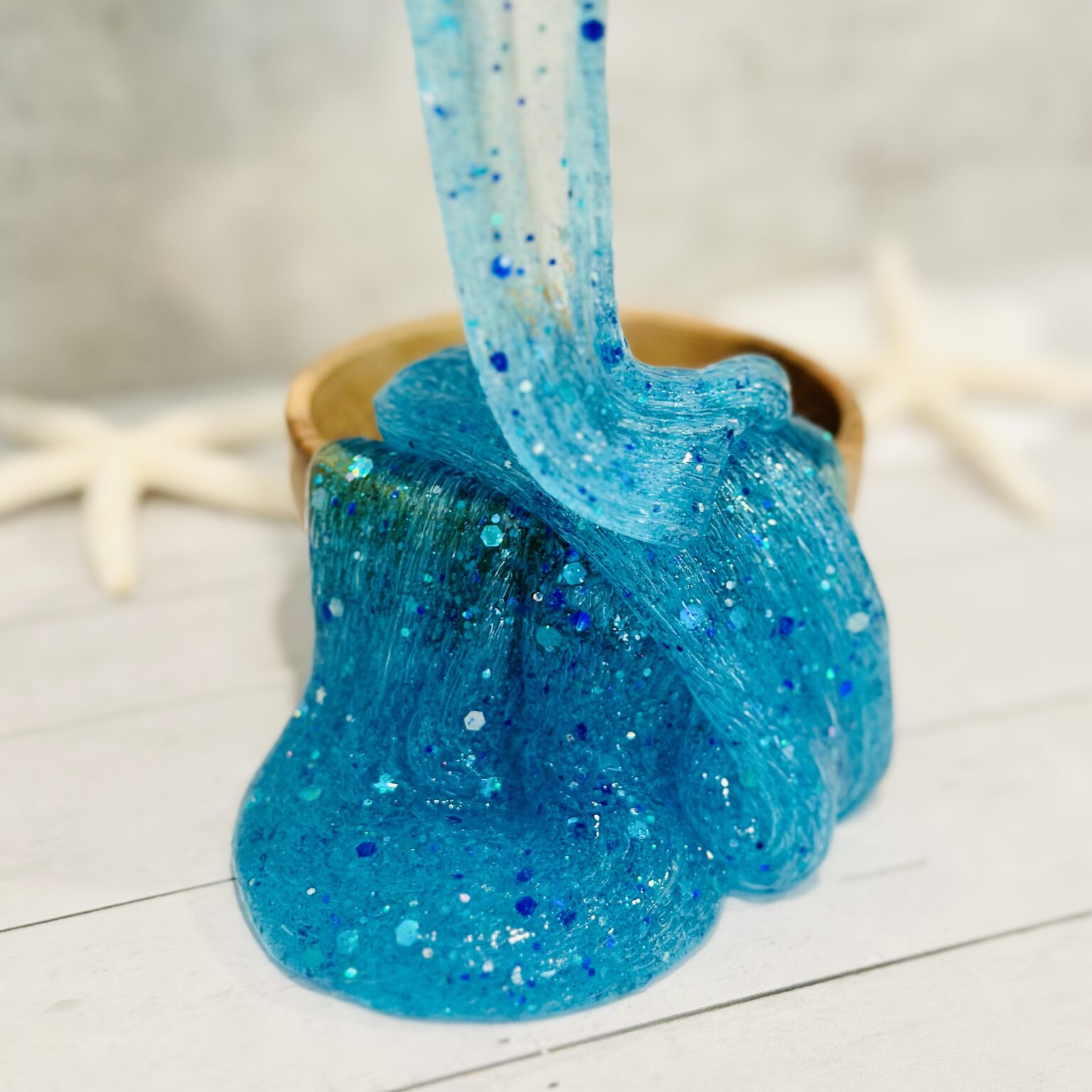How To Make Ocean Fluffy Slime (No Borax!) - Raising Wild Things Sensory