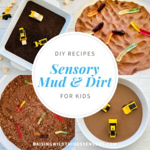 4 Recipes: How To Make Taste-Safe Sensory Mud & Dirt - Raising Wild ...