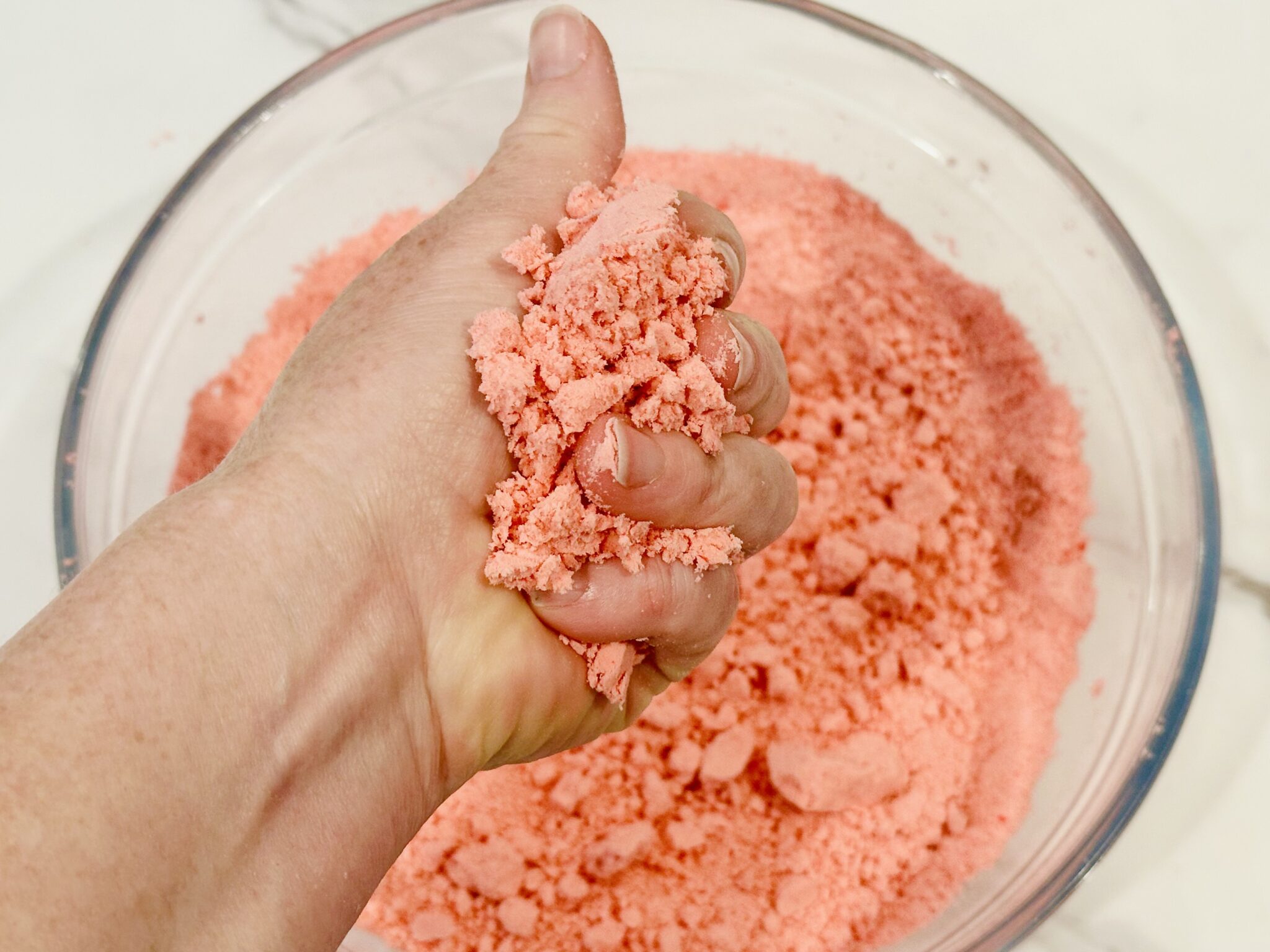 How To Make An Apple Moon Sand Sensory Bin - Raising Wild Things Sensory