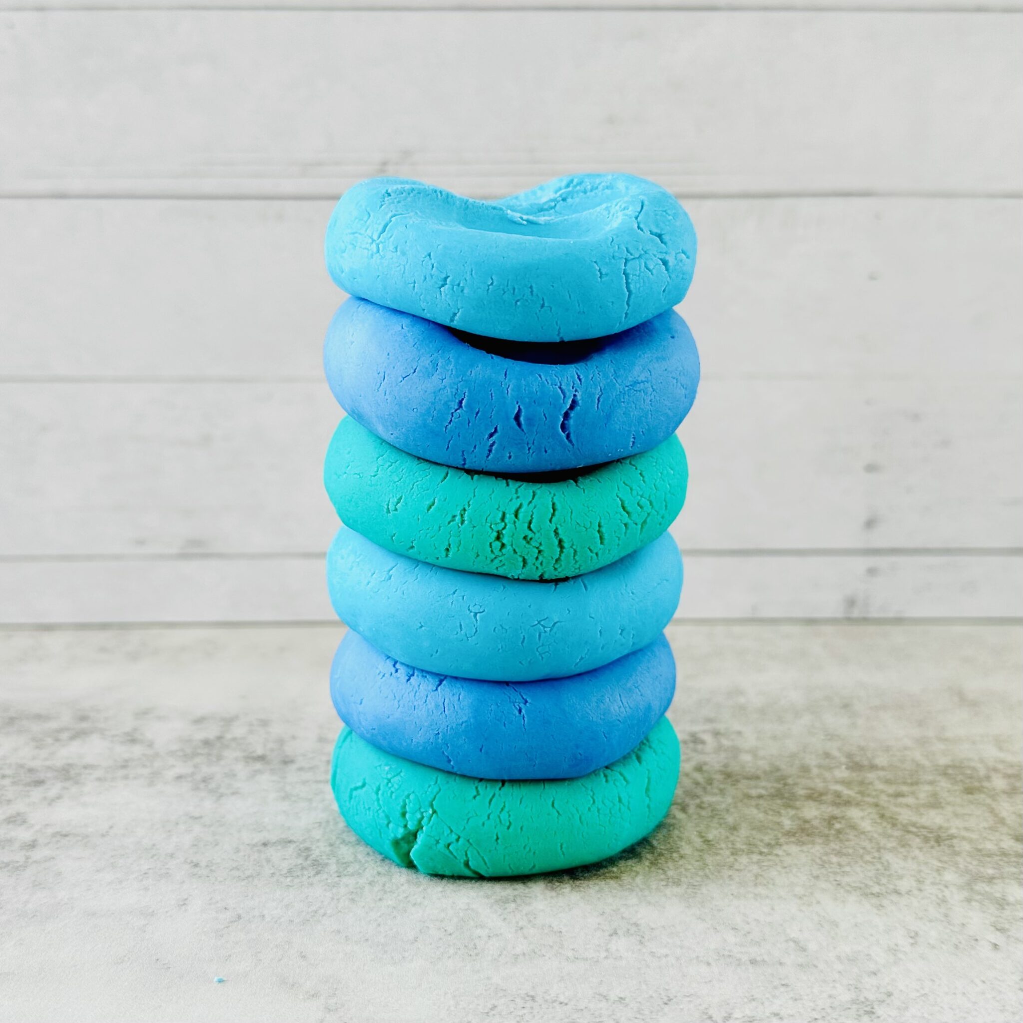 How To Make Ocean Edible Playdough - Raising Wild Things Sensory