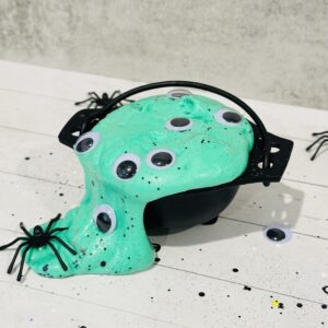 The Best Halloween Fluffy Monster Slime Recipe (No Borax!) - Raising ...