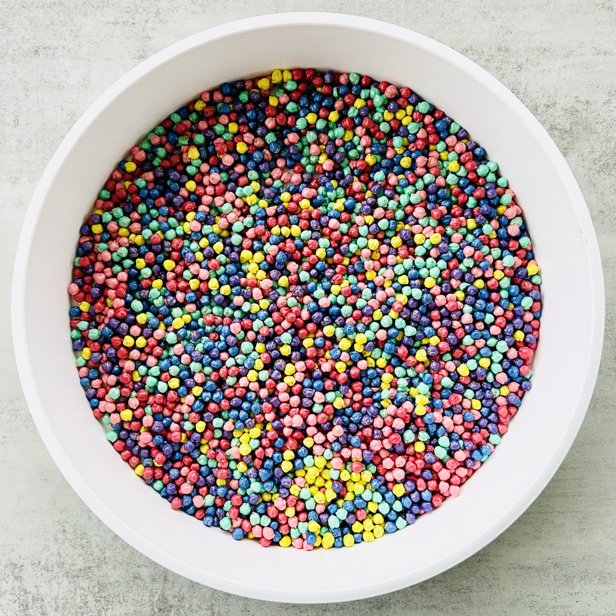 How To Paint Chickpeas For Sensory Play - Raising Wild Things Sensory