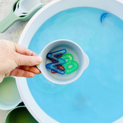 How To Make Mystery Water For Sensory Play - Raising Wild Things Sensory