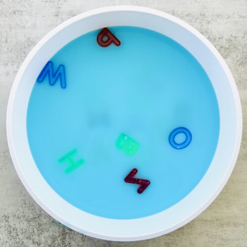 How To Make Mystery Water For Sensory Play - Raising Wild Things Sensory
